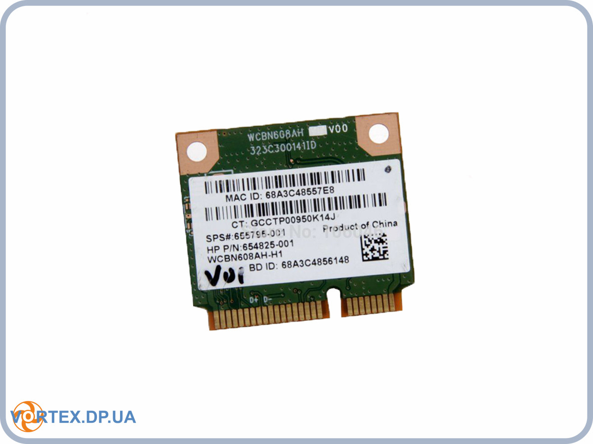 Wi-fi+BT модуль HalfSize Mini pcie Qualcomm Atheros AR5B225 802.11 b, g ...