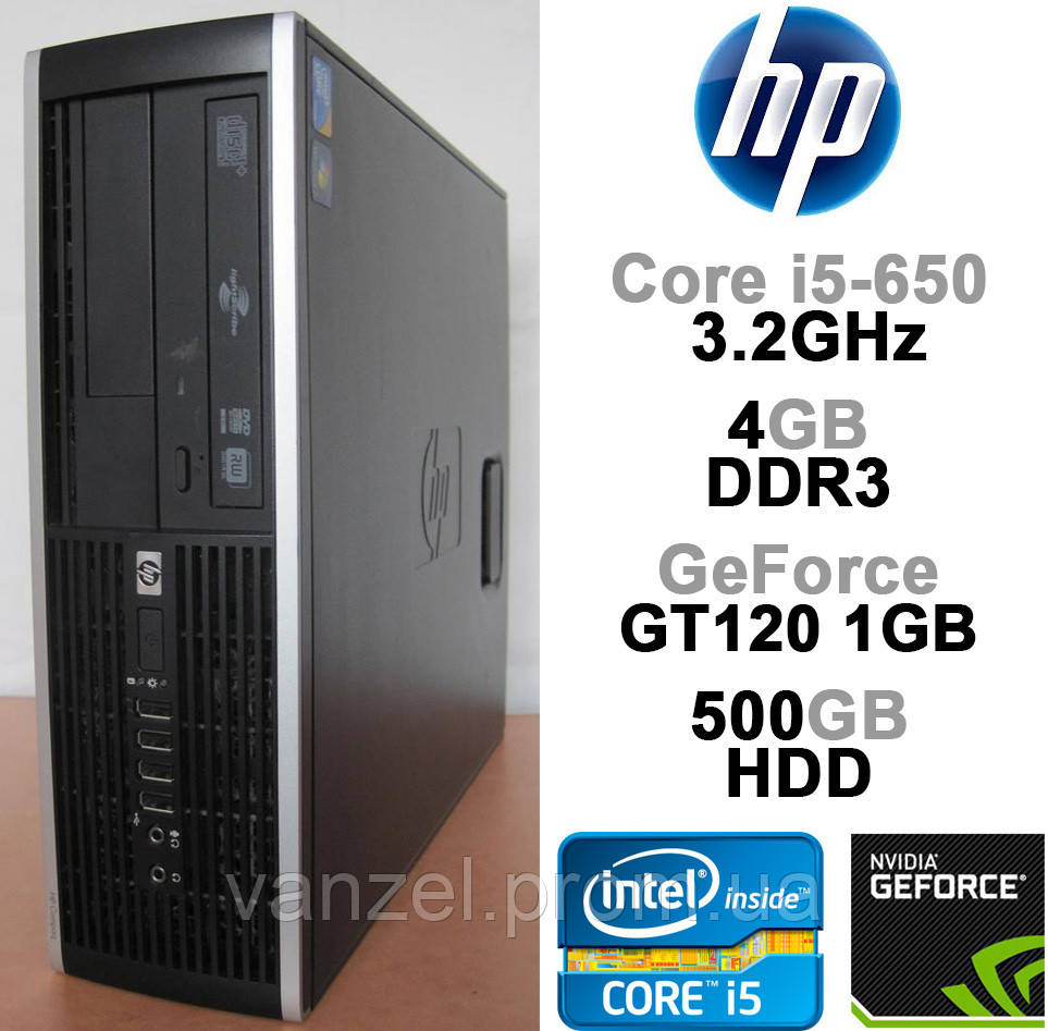 HP 8100 Elite SFF - Intel Core i5-650 3.2GHz /4GB DDR3 /500GB HDD ...