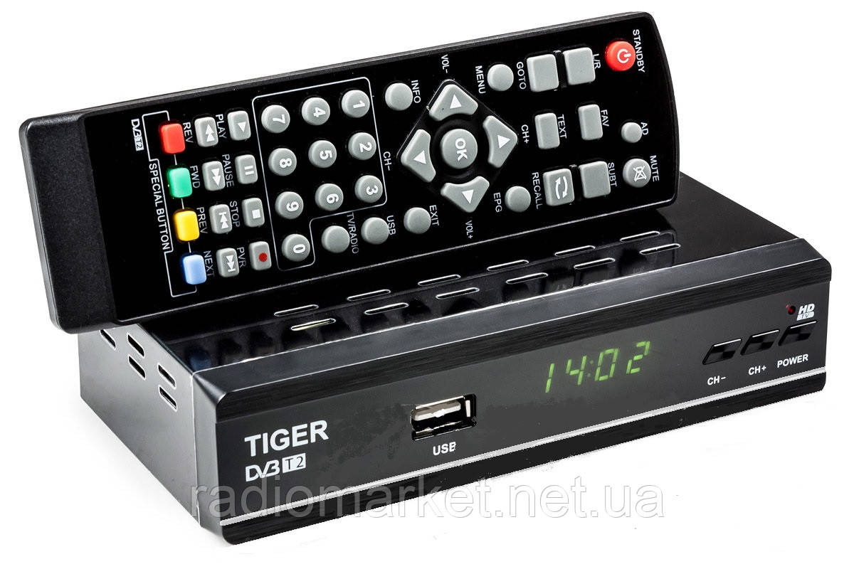 Тюнер цифровой Tiger T2 IPTV: продажа, цена в Киеве. Ресиверы цифрового ...