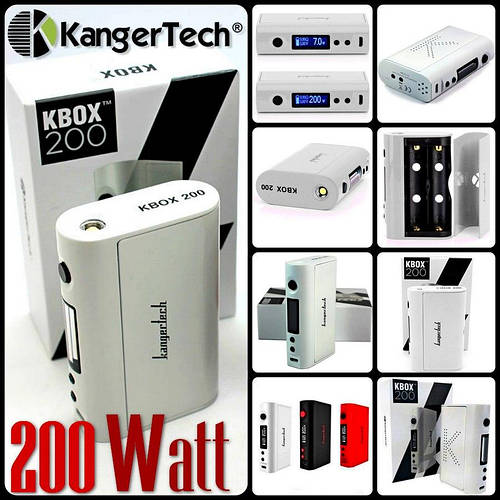 Купить Боксмод Kanger KBOX TC 200 Ватт WHITE. Оригинал., цена 548 ₴ — Prom.ua (ID#629352196)