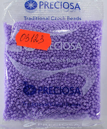 Бисер 10/0, №03123 сиреневый натуральный (уп.50 грамм) (ID#629367113 ...