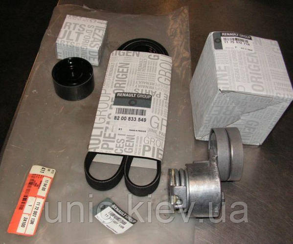 Ремень генератора +АС (комплект) Рено Трафик 1.9 Dci (ID#629899743 ...