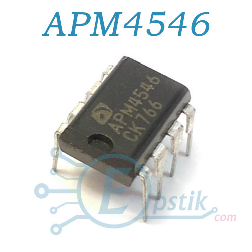 Купити APM4546, MOSFET транзистор N+P chanel, DIP8, ціна 18 ₴ - Prom.ua (ID# 631810673)