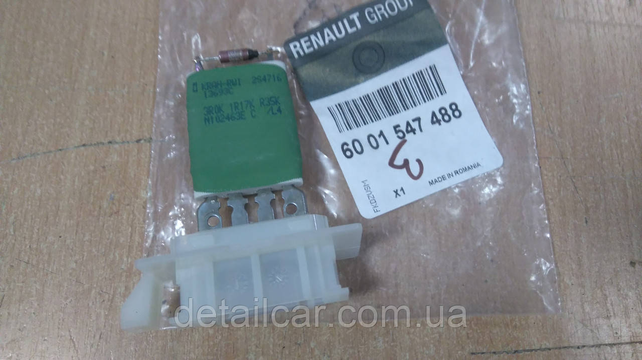 Резистор вентилятора отопителя (печки) DACIA/RENAULT LOGAN 1.2-1.6 2004 ...