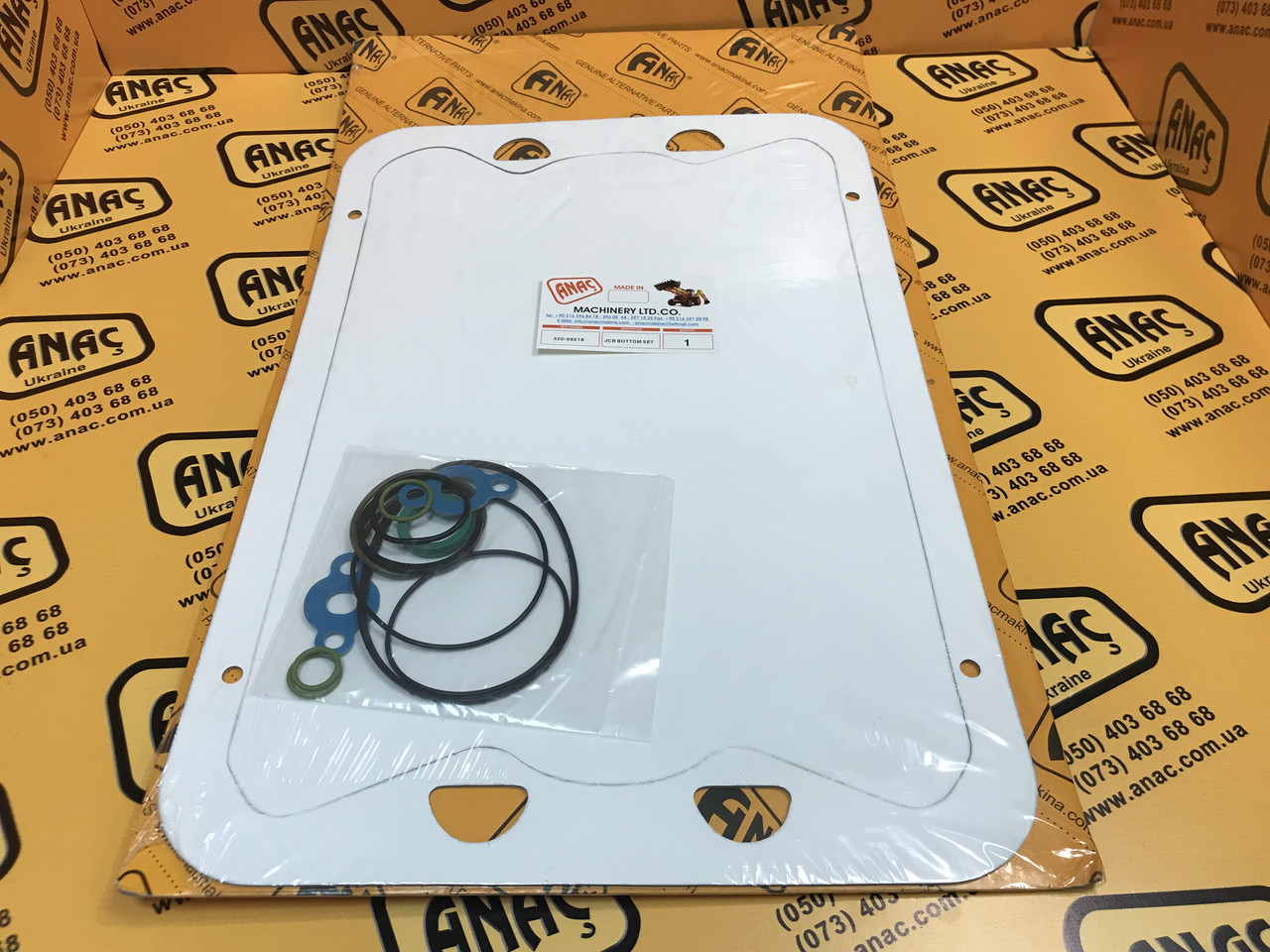 320/09281, 320/09218, 320/09383 Нижний набор прокладок на JCB 3CX/4CX ...
