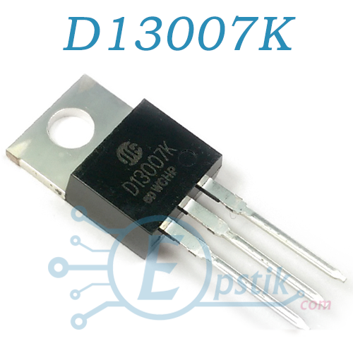 D13007K, Транзистор быполярный NPN, 400В 8А 80Вт, TO-220: продажа, цена ...