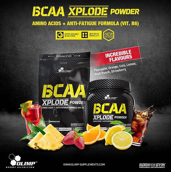 Olimp Bcaa Xplode Powder Olimp BCAA XPLODE ENERGY At HPnutrition.ie: