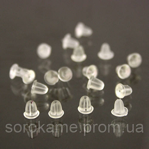 Купить Силиконовые заглушки для сережек, 10шт, цена 24 ₴ — Prom.ua (ID ...