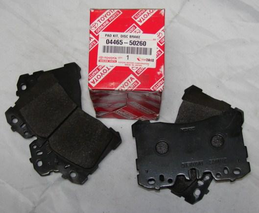 Тормозные колодки передние Lexus LS460 04465-50260: продажа, цена в ...