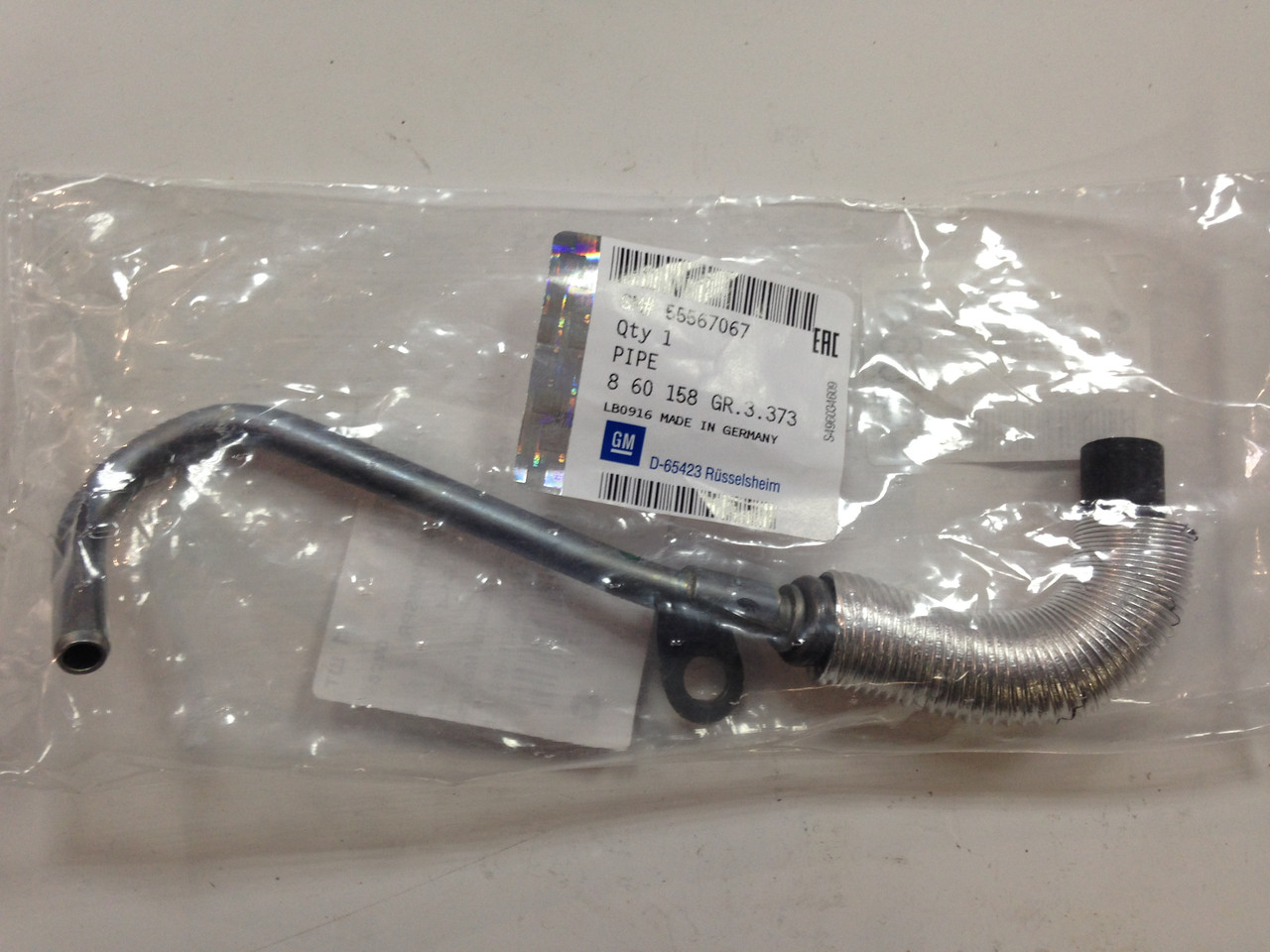 Трубка охолодження турбіни GM 55567067 1.4L Chevrolet Cruze & OPEL ...