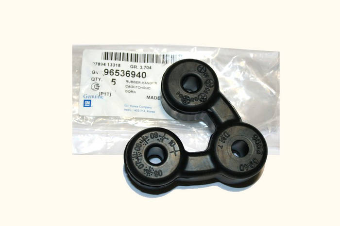 Подвеска глушителя АВЕО зад треуг. GM Корея (1 шт.) (ID#645407077 ...