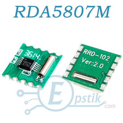 FM радіоприймач RDA5807M стереорадіомодуль RRD-102 V2.0, ціна: 22 ...