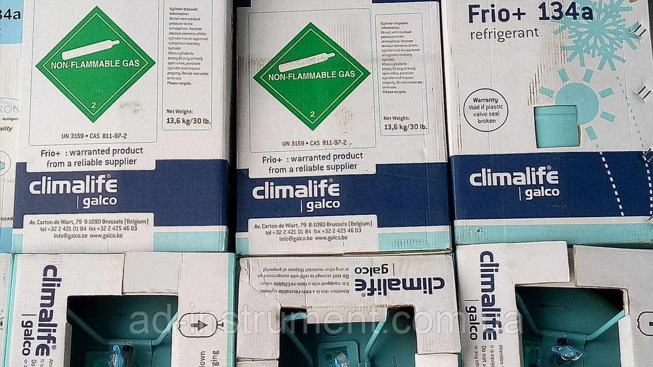 Купить Хладагент (фреон) R134a Galco Climalife Frio+, цена 5700 ...