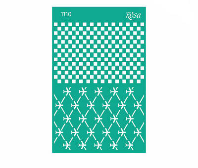 Трафарет самоклейка многоразовый 13*20см Rosa Talent №4010 серия Make ...