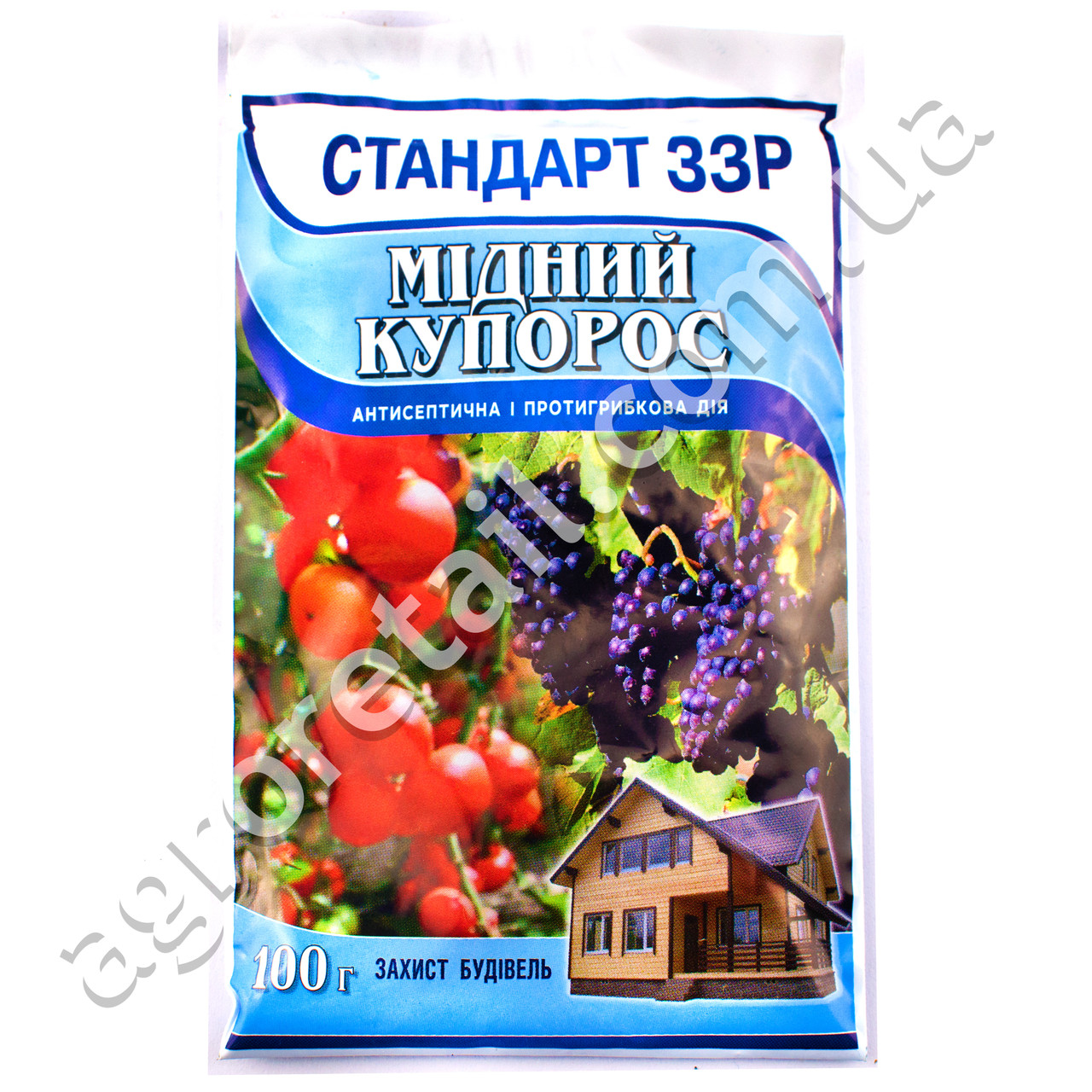 Медный купорос 100 г Стандарт ЗЗР (ID#634302478), цена: 12.80 ₴, купить ...