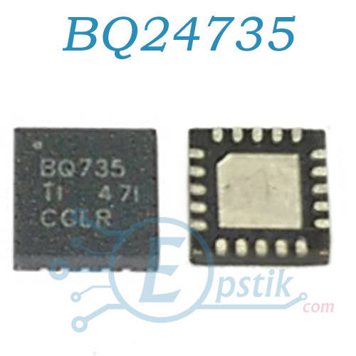 BQ24735, (BQ735), контроллер питания батареи со встроенным транзистором ...