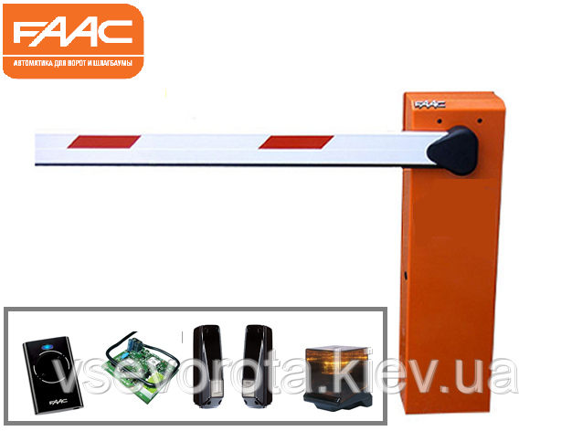 Шлагбаум автоматический FAAC 615 STD 5м — купить/заказать в интернет магазине | Цена | Киев ...