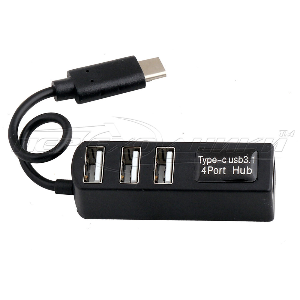 HUB mini Type-C to 4-Port USB 2.0 | Переходники ТМ.