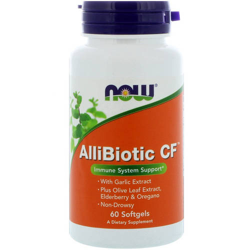 Купити Аллибиотик CF / NOW - AlliBiotic CF (60 softgels), ціна 565 ...