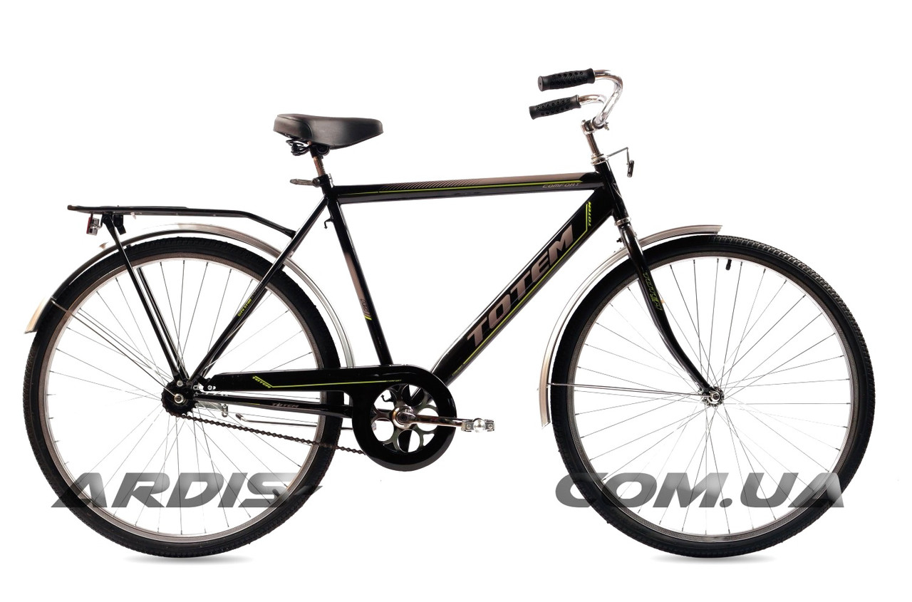 Городской велосипед Crossride "COMFORT MAN" 28" с багажником и ...