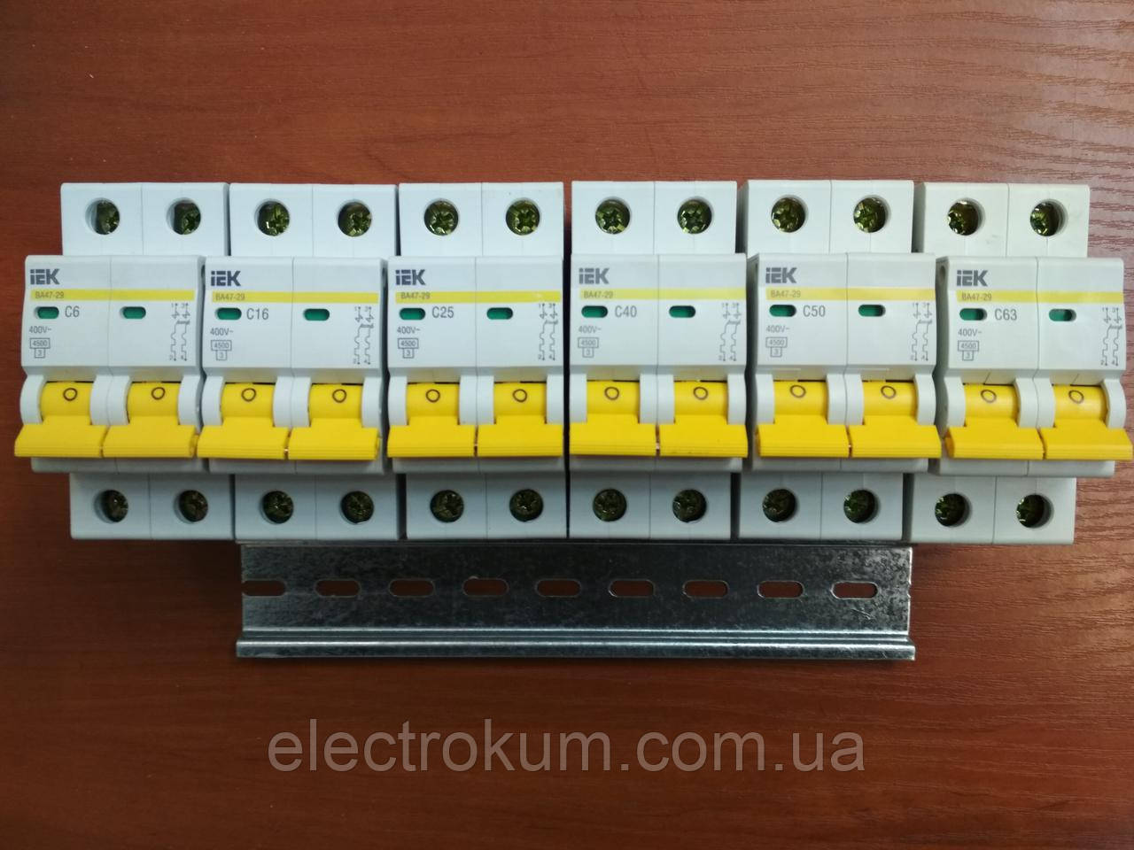 IEK автоматический выключатель 2 полюса 50А: продажа, цена в Харькове ...