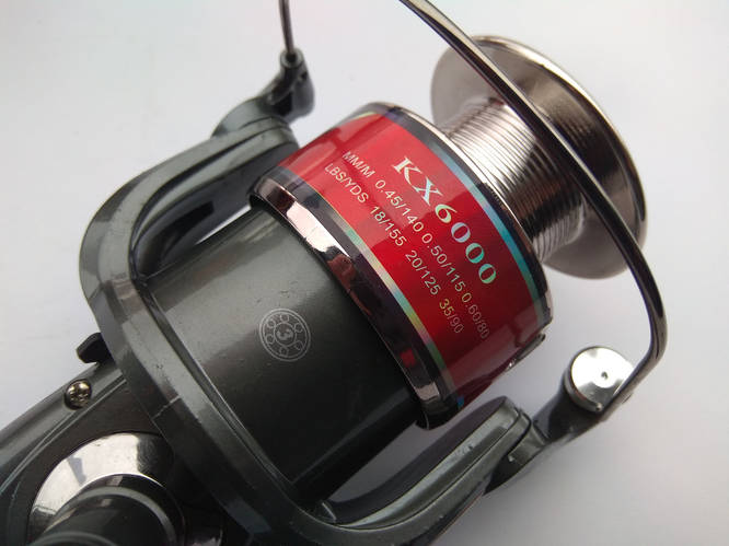 Купить Катушка KAIDA KX6000 3bb с байтраннером, цена 559.30 ₴ — Prom.ua (ID#302159082)