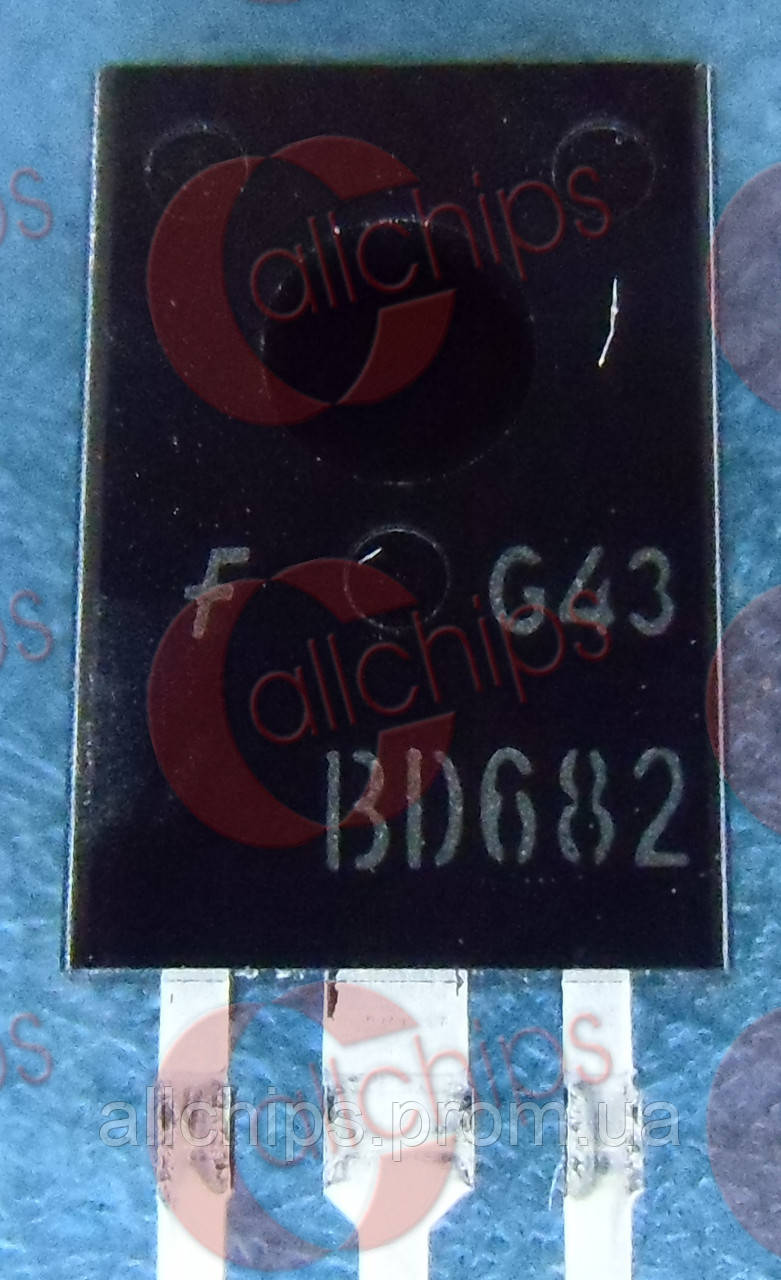 Купить Транзистор Дарлигтона PNP 100В 4А Fairchild BD682G TO225, цена ...