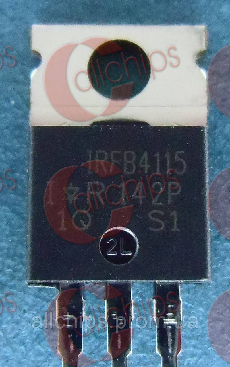 MOSFET N-канал 150В 104А 9.3мОм IR IRFB4115PbF TO220AB, ціна: 142.40 ₴, купити на Prom.ua