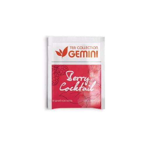 Купить Чай GEMINI пакетированный Ягодный коктейль / Berry Cocktail 50*1 ...