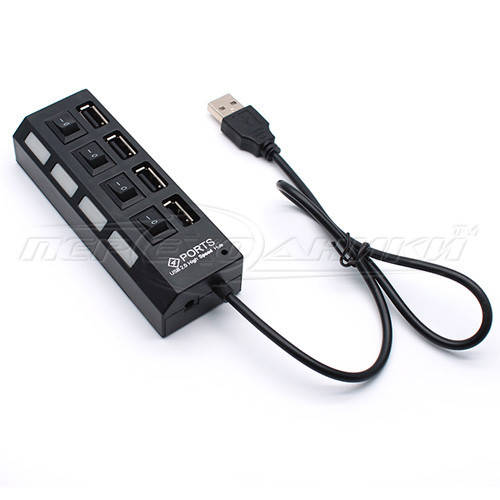 Hi-Speed USB 2.0 HUB, Support 500 Gb HDD, на 4 порти з перемикачем на ...