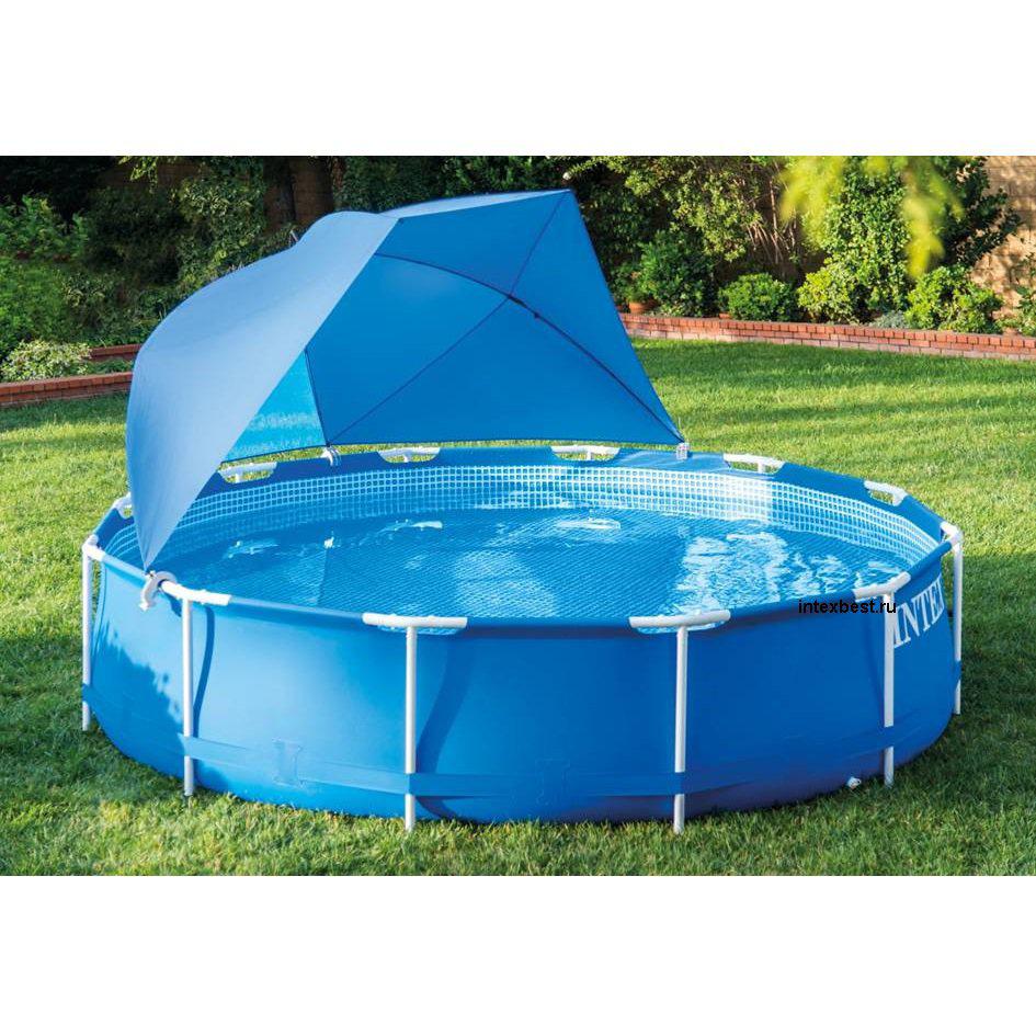 Купить Солнцезащитный навес Intex 28050 для каркасных бассейнов ...