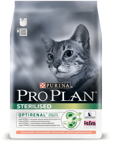 Купить Pro Plan Sterilised Salmon корм для стерилизованных кошек с ...