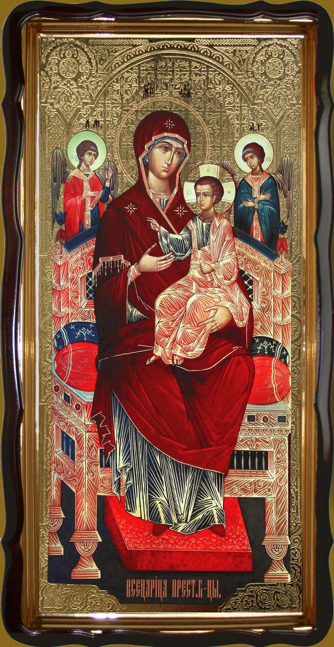 Икона Божьей Матери «Всецарица» 120х60 или 56х48см: продажа, купить в ...