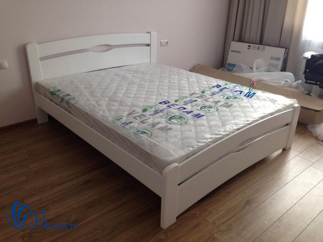 Купить Кровать из дерева Бук фабричная с изножьем Нова Олимп, Основание ...