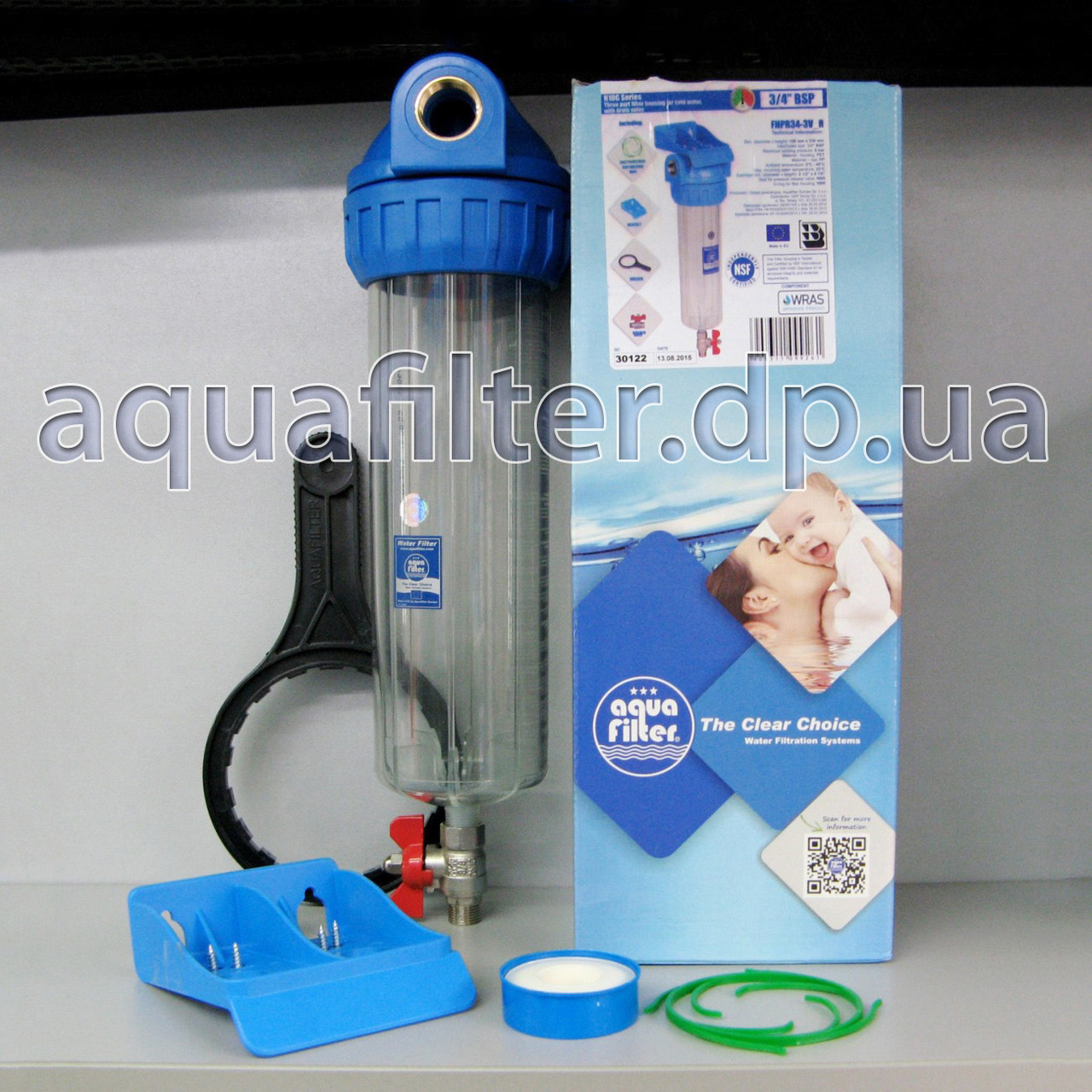 Самопромывной фильтр для воды Aquafilter FHPR34-3V_R 10" 3/4: продажа ...