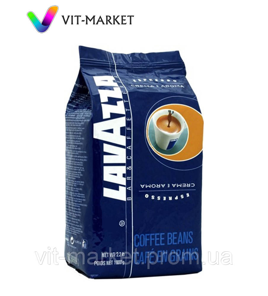 Зерновое кофе 1 кг Lavazza Crema e Aroma Espresso Blue код KL1002 (ID ...