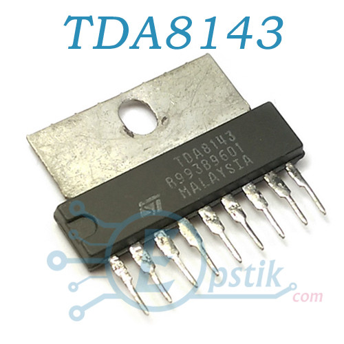 TDA8143, микросхема драйвер горизонтальной кадровой развертки, SIP9: продажа, цена в Гайвороне ...