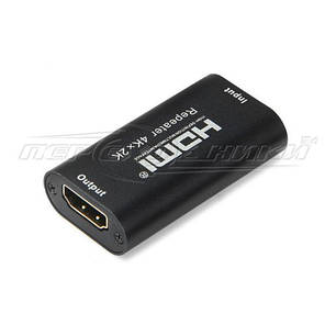 Усилитель сигнала HDMI 4Кх2К до 40 м, HDMI Repeater | Переходники ТМ.