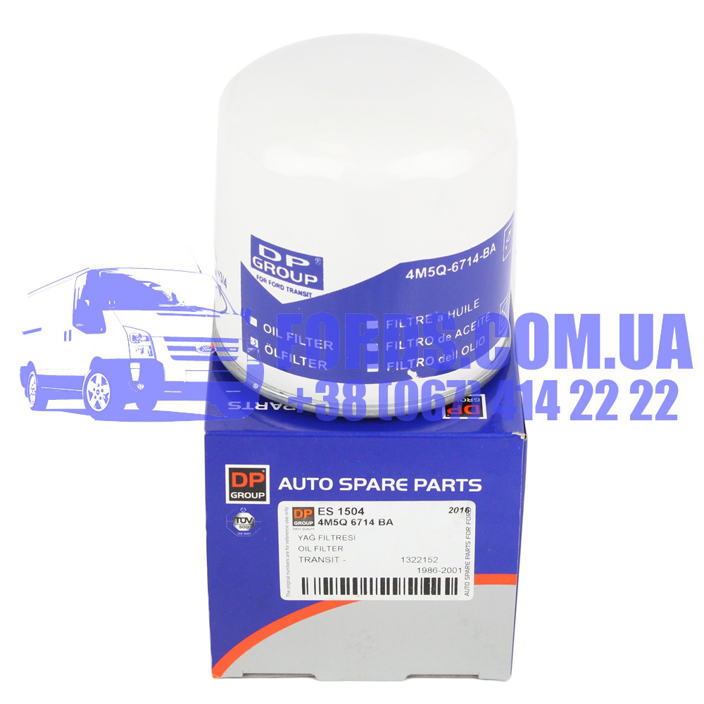Фильтр масляный FORD TRANSIT/CONNECT 1985-2013 (1322152/4M5Q6714BA ...
