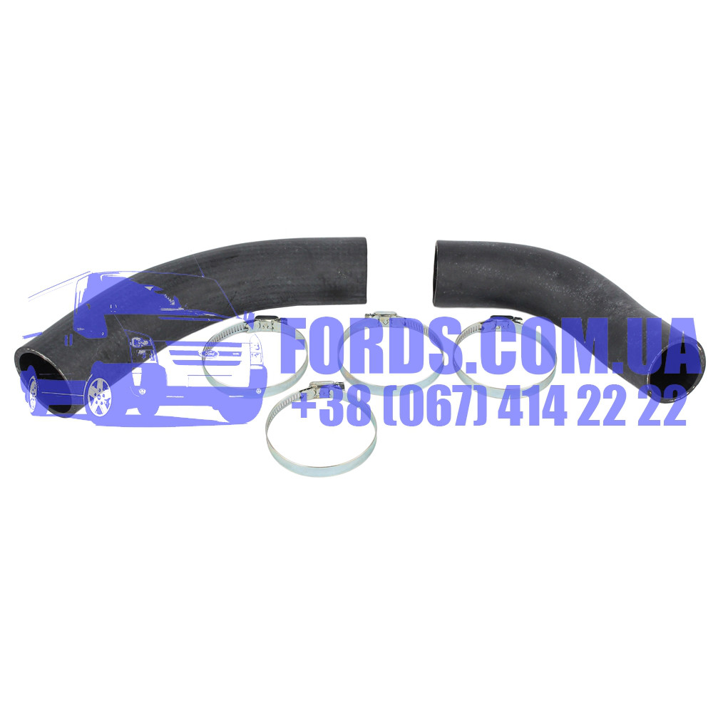 Патрубок интеркулера FORD TRANSIT 2006- (2.4TDCI 2ШТ) (1440261 ...