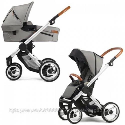 Коляска 2 в 1 Mutsy Evo Nomad Light Grey (шасси Silver), цена 12765 грн ...