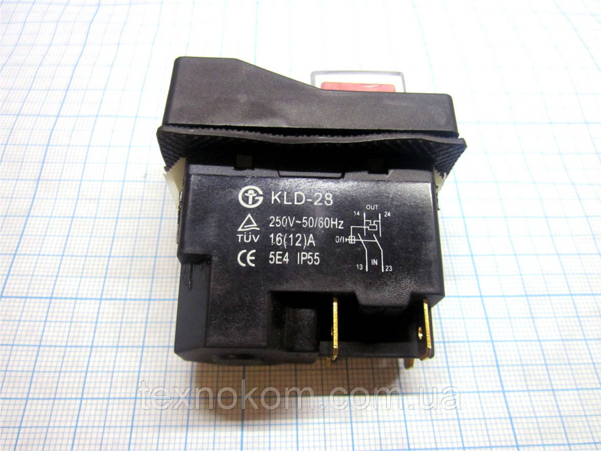 Купити Кнопка KLD-28 для бетономішалок (з магнітним пускачем), 16А ...