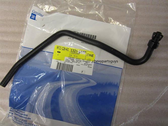 Патрубок отвода газов от расширительного бачка GM 13251447 A14NEL ...