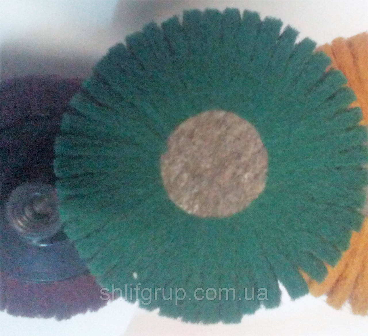 Абразивный круг лепестковый 150 мм скотч брайт Р240 зеленый: продажа ...