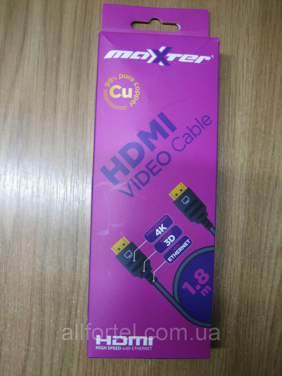 Заказать Кабель Maxxtro VB-HDMI4-6 V1.4 1.8m "папа-папа" (позол ...