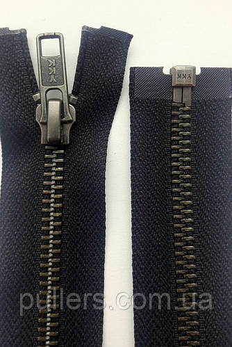 Молния YKK металлическая №5 разъемная 70 см темный никель RGTH с 1 бегунком (ID#918486169), цена ...