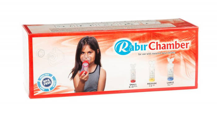 Спейсер Rabir Chamber з маскою для дітей від 0 до 18 міс., 240 мл, ORJINAL MEDIKAL, Туреччина ...