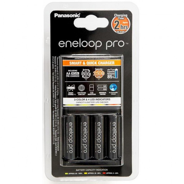 Зарядное устройство Panasonic Smart Quick Charger Bq Cc55e Eneloop