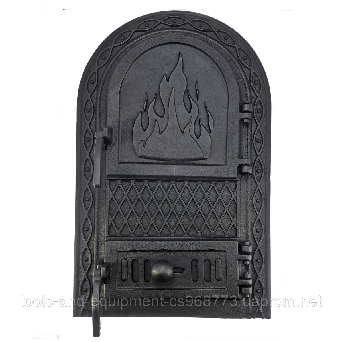 Дверка Печная Чугунная Спаренная "Пламя" 325*545 Мм (вес - 15 Кг) — в ...