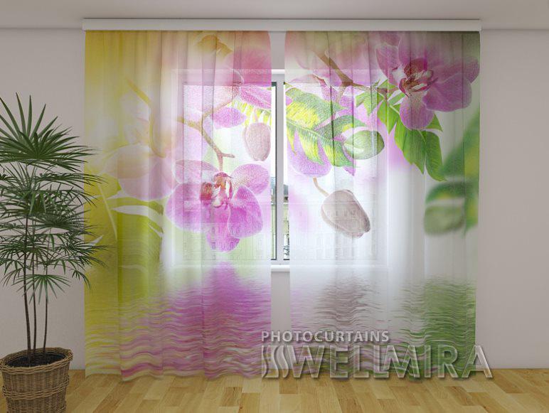 ФотоТюль Летние Орхидеи — Купить Недорого на Bigl.ua (679510582)